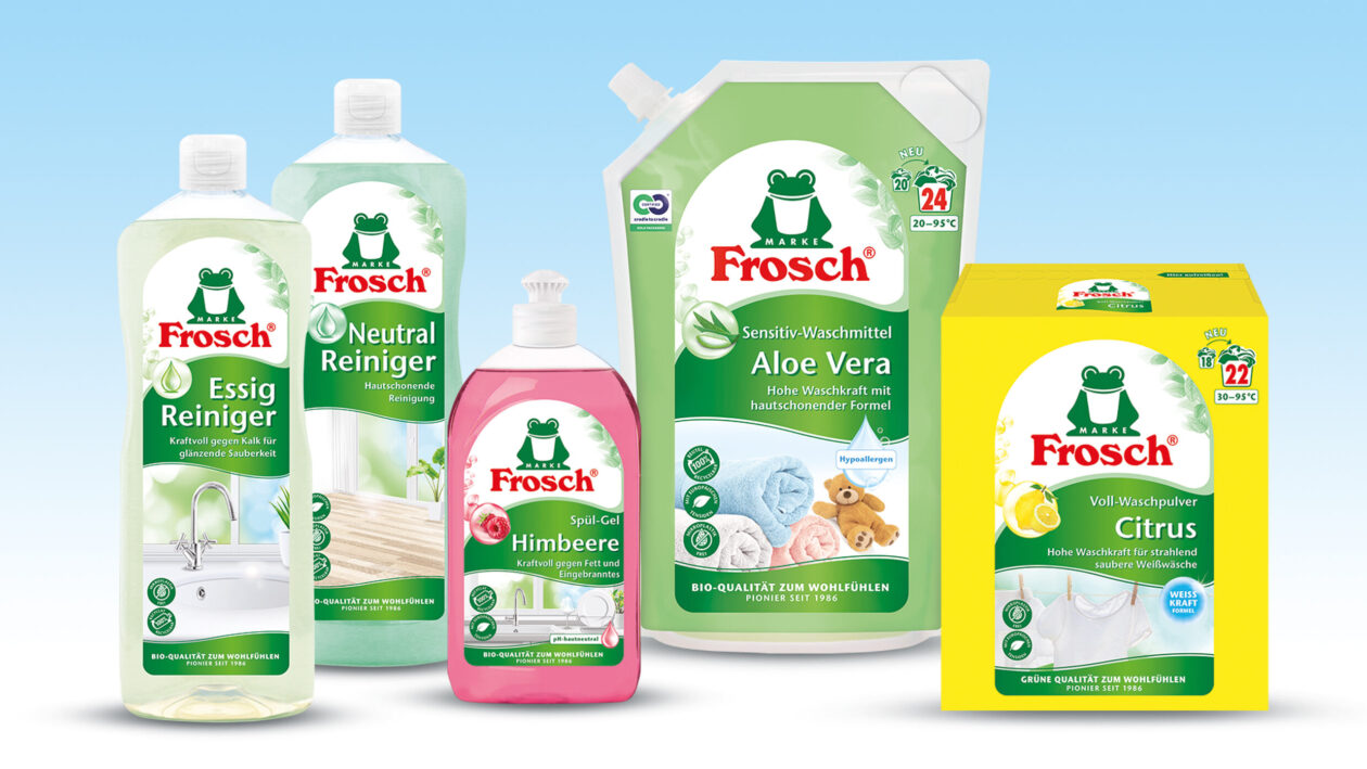 Biggest Design Relaunch in the History of the Frosch Brand - Werner & Mertz